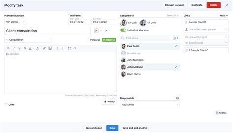 Adding A Task Scoro Help Center