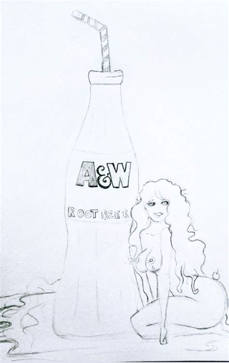 Root Beer Float Girl Root Beer Girl Sketch A W Root Beer