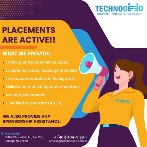 Placement Technodeed Training Technodeed Technodeedcareers