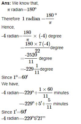 Chapter Trigonometric Functions Questions Answers NCERT Solutions For Class Maths
