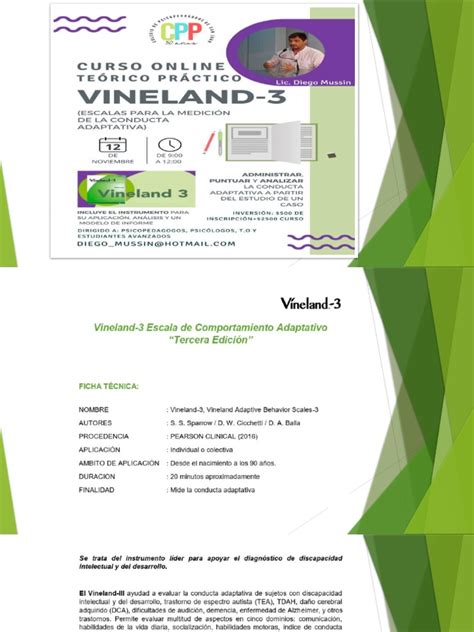 vineland 3 pdf discapacidad intelectual desorden hiperactivo y