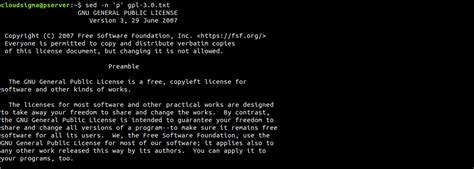 Sed Stream Editor And Manipulating Text In Linux Cloudsigma