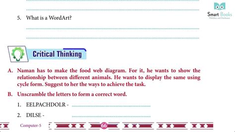 Class 5 Computer Chapter 5 Upgrading Presentation Smart Book