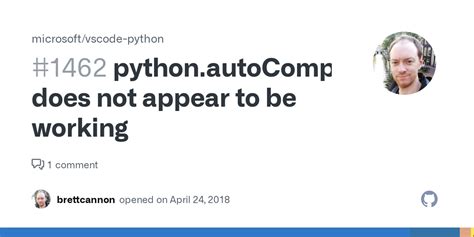 python autocomplete extrapaths does not appear to be working · issue 1462 · microsoft vscode