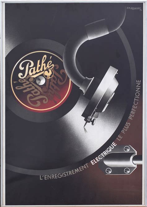 Adolphe Mouron Cassandre Lithographic Poster Bukowskis