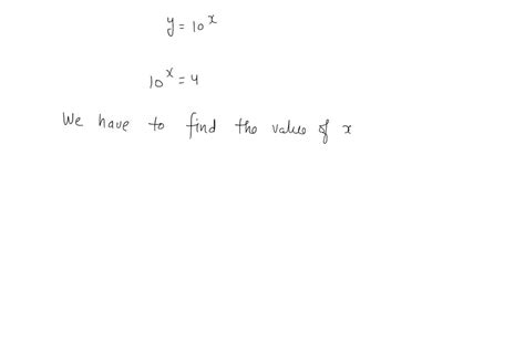 Refer To The Following Graph Of The Exponential Function Y10x Use
