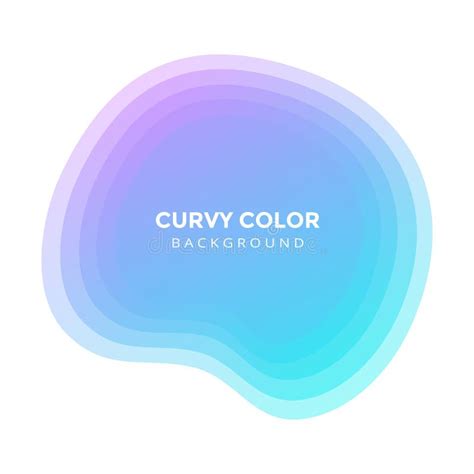 Modern Liquid Abstract Blur Blob Element Graphic Gradient Flat Style