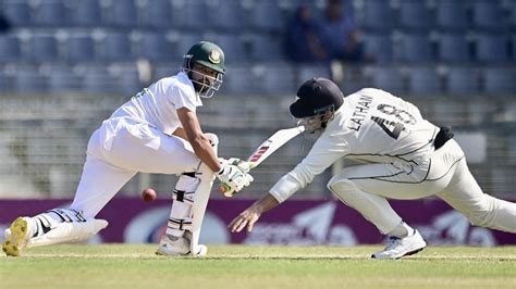 Ban Vs Nz 1st Test Najmul Hossain Shanto Brings The Smile Back For