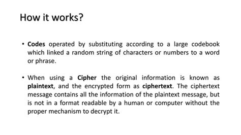 Code And Cipher Pptx Programming Languages Computing