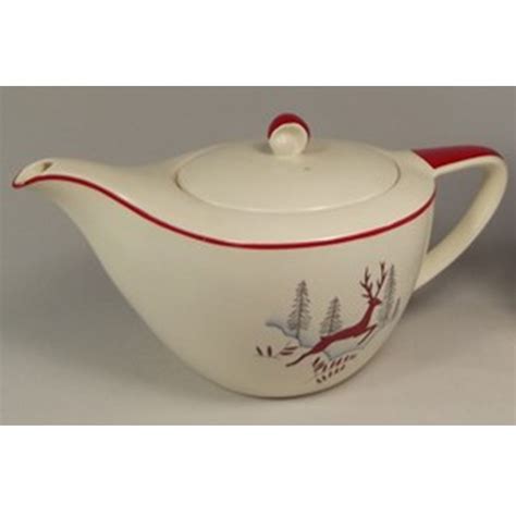 Crown Devon Stockholm Teapot Sold Fifties Art And Design