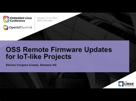 Free Video Oss Remote Firmware Updates For Iot Like Projects From