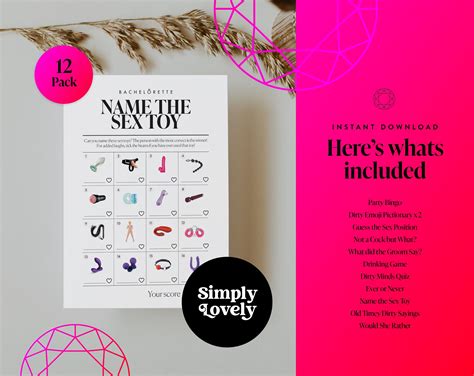 Bachelorette Party Twelve Pack Bachelorette Bundle Modern X Rated