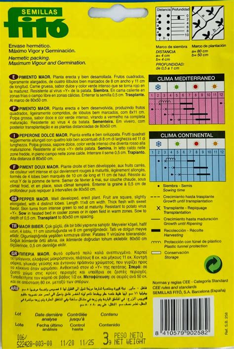 Buy Fito Pepper Maor Seeds Online In Dubai And Uae