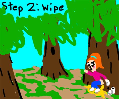 Step Pee On A Tree Drawception