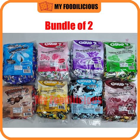 Cloud 9 Candy Dynamite Choco Mint Plus 320pcs 150pcs Lemon Tea Blueberry Strawberry Gula Gula