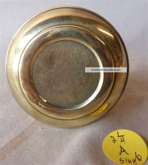 Door Knob Polished Brass Very Deco Single Door Knob With Spindle 2 14 A