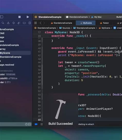 First Time Trying Godot In Xcode As A Swift Package Rgodot