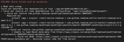 Im Having An Issue Pulling Comgithubedrlabnanodnanod