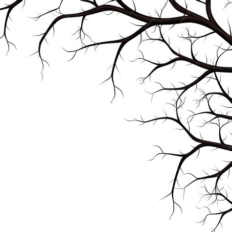Premium Vector Black And White Simple Line Art Of Branches Ai Generated