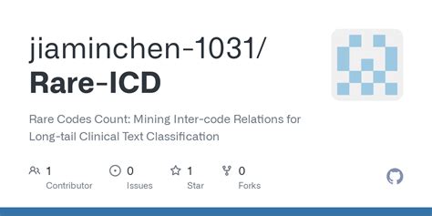 Github Jiaminchen 1031rare Icd Rare Codes Count Mining Inter Code