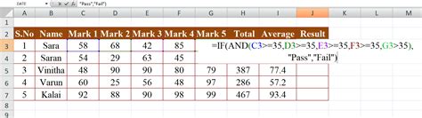 Using The And Function In Excel Performing Logical Conjunctions For Multiple Conditions