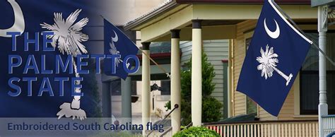 South Carolina Flag 3x5 Ft Outdoor Heavy Duty 210d Oxford