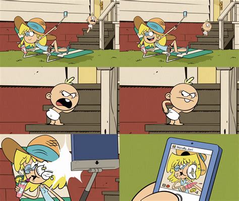 Loud House Lily Ruins Loris Selfie By Dlee1293847 On Deviantart