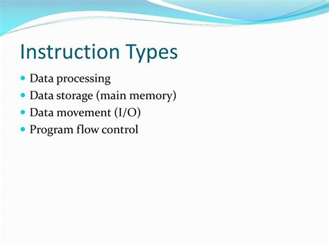 PPT Chapter Instruction Sets Characteristics And Functions PowerPoint Presentation ID