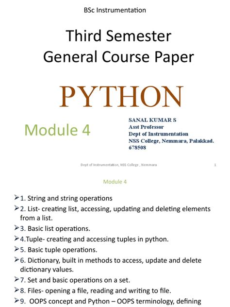 Python Module 4 Pdf Modular Programming Models Of Computation