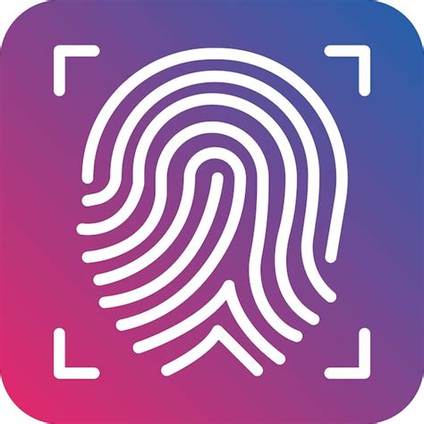 Premium Vector Vector Design Fingerprint Scan Icon Style