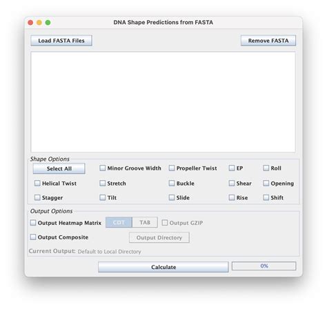 Dna Shape From Fasta File Scriptmanager