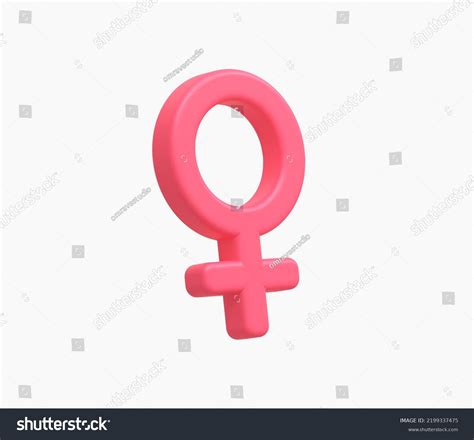 Female Gender Symbol 3d