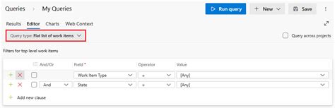 Define A Work Item Query In Azure Boards Azure Boards Microsoft Learn