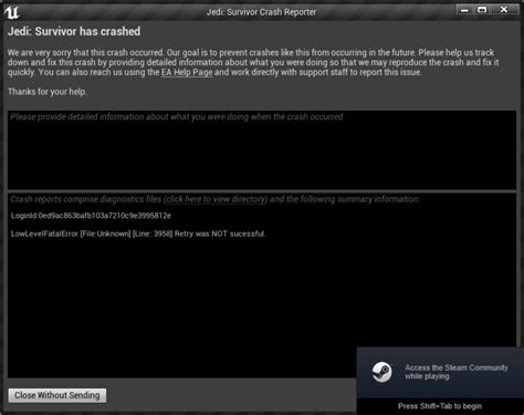 Anyone Else Getting This Exception Access Violation Error While Firing Up Jedi Survivor On The