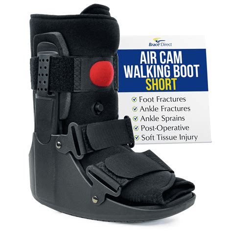 Brace Direct Air Cam Walker Fracture Boot Short Premium Pneumatic Walking Boot For Foot And