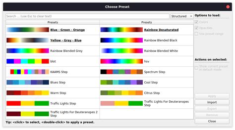 Paraview Color Maps — K3d Jupyter Documentation