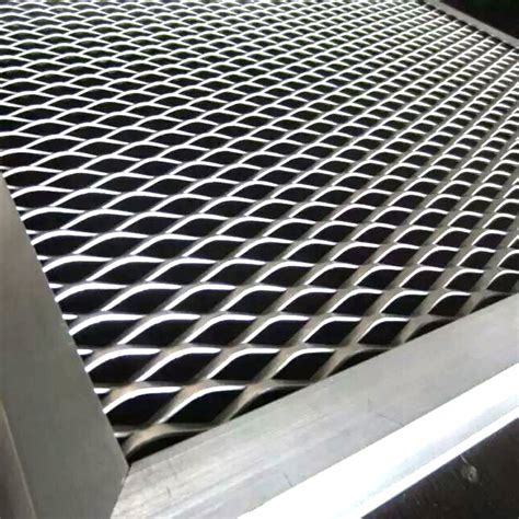 Heavy Duty Steel Expanded Metal Mesh Grill Flattened Expanded Metal