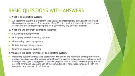 Operating System Interview Question PPTX