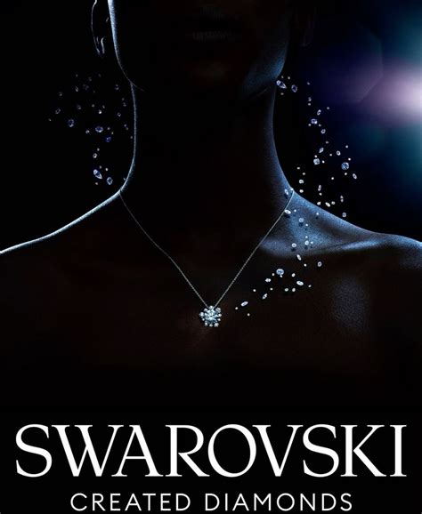Swarovski Illustrazioni Collane Poster Graphic Design