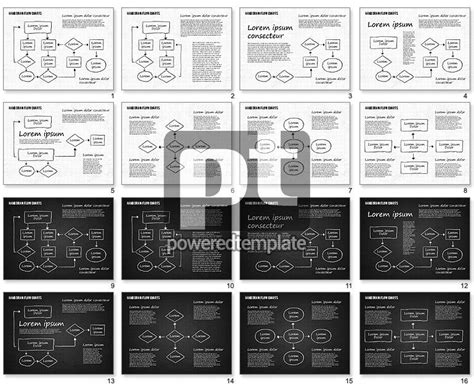 Hand Drawn Flow Charts Presentation Template For Google Slides And PowerPoint
