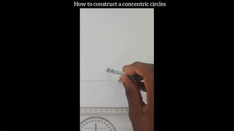 How To Construct Consentric Circle Youtube
