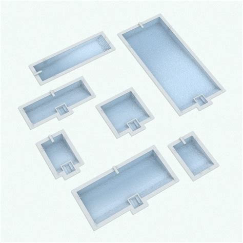 Rectangular Pool In Revit Blackbee3d Revit Families And 3d Models