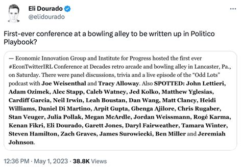 Highlights From Econtwitterirl Economist Writing Every Day