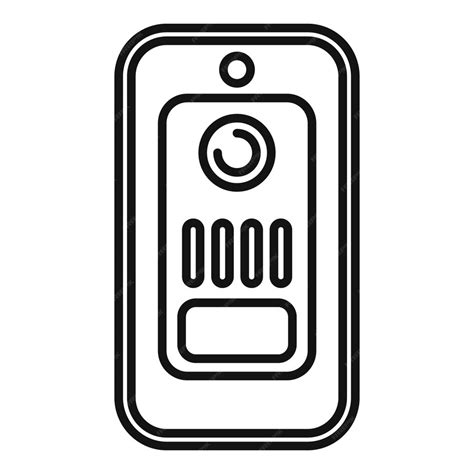 Premium Vector Intercom System Providing Security And Communication