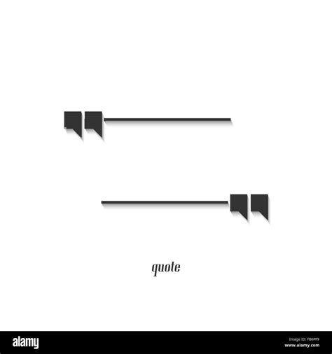 Quotation Marks Symbol Cut Out Stock Images Pictures Alamy