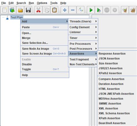Jmeter Assertion Type Definition