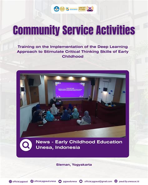 Training On Implementing A Deep Learning Approach To Stimulate Critical Thinking Skills In Early