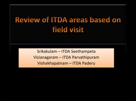 Itda Review Pptx