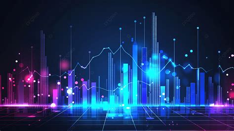 Abstract Digital Technology Bar Graph Background Graphic Technology Graph Background Image