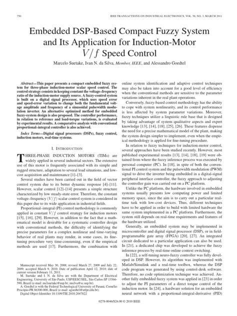 Pdf Embedded Dsp Application To New Generation Electronic Device